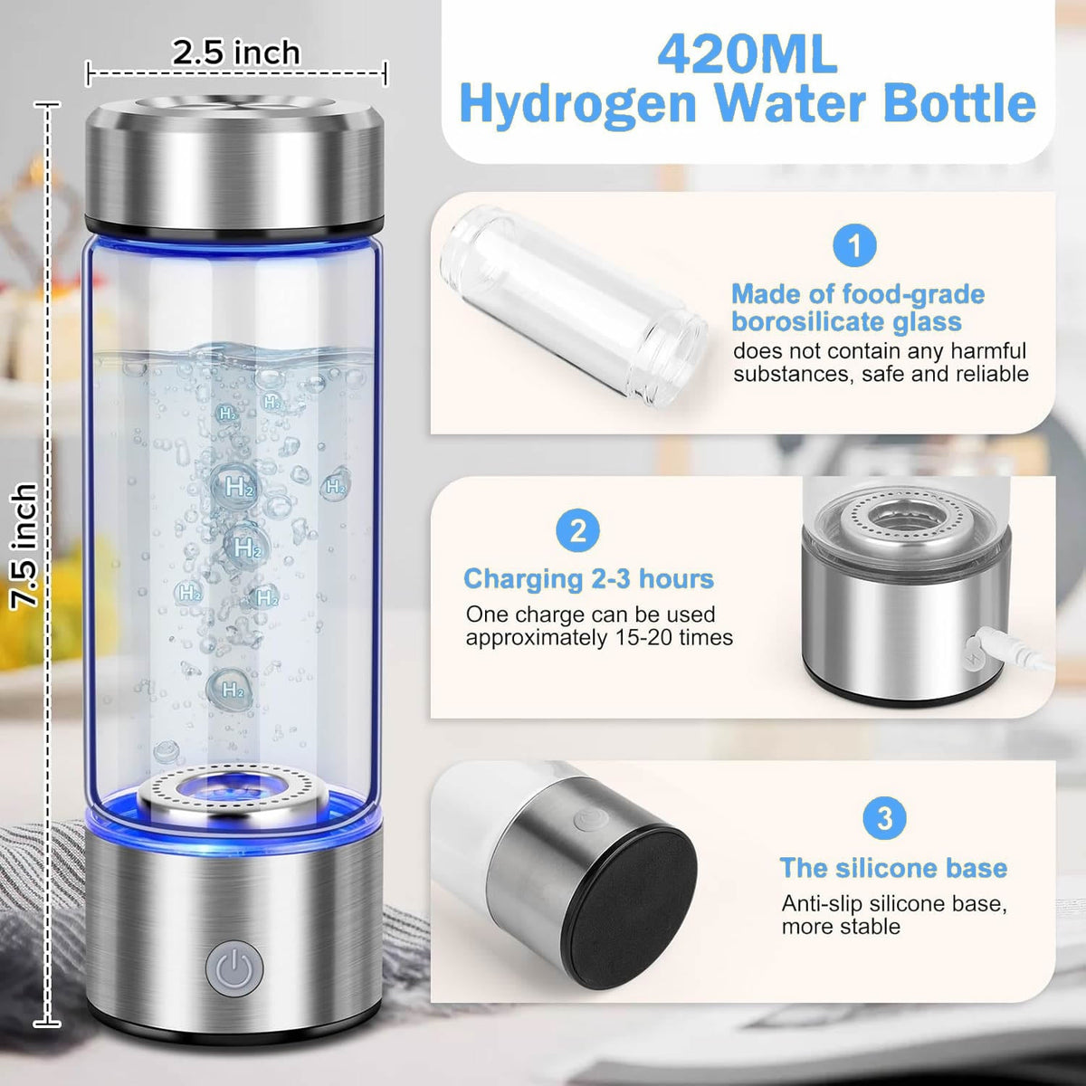 Hydrogen Infuser Water Bottle – The Ultimate Health Companion ...